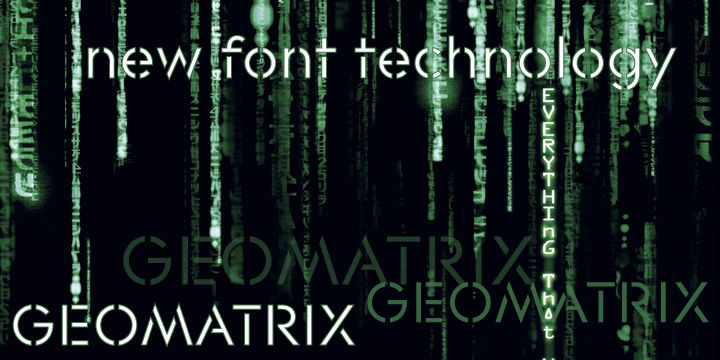 Geomatrix Font