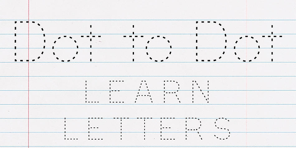Dot to Dot Font
