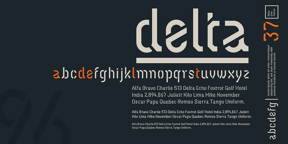 Delta Font