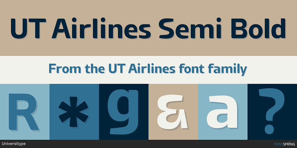 UT Airlines Semi Bold Font