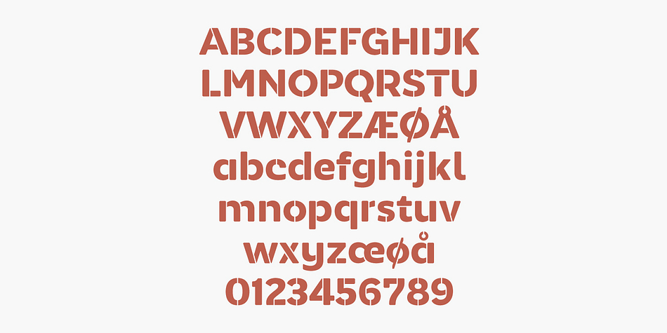 Monty Stencil Font