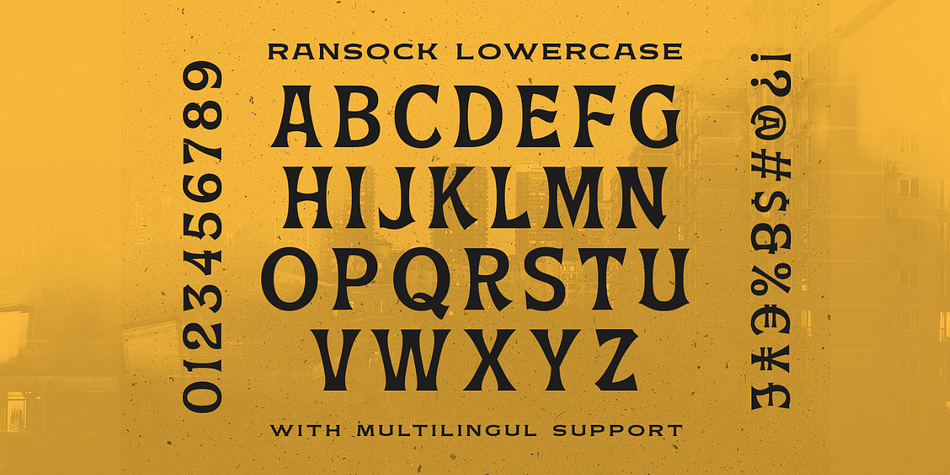 Ransock Display Font