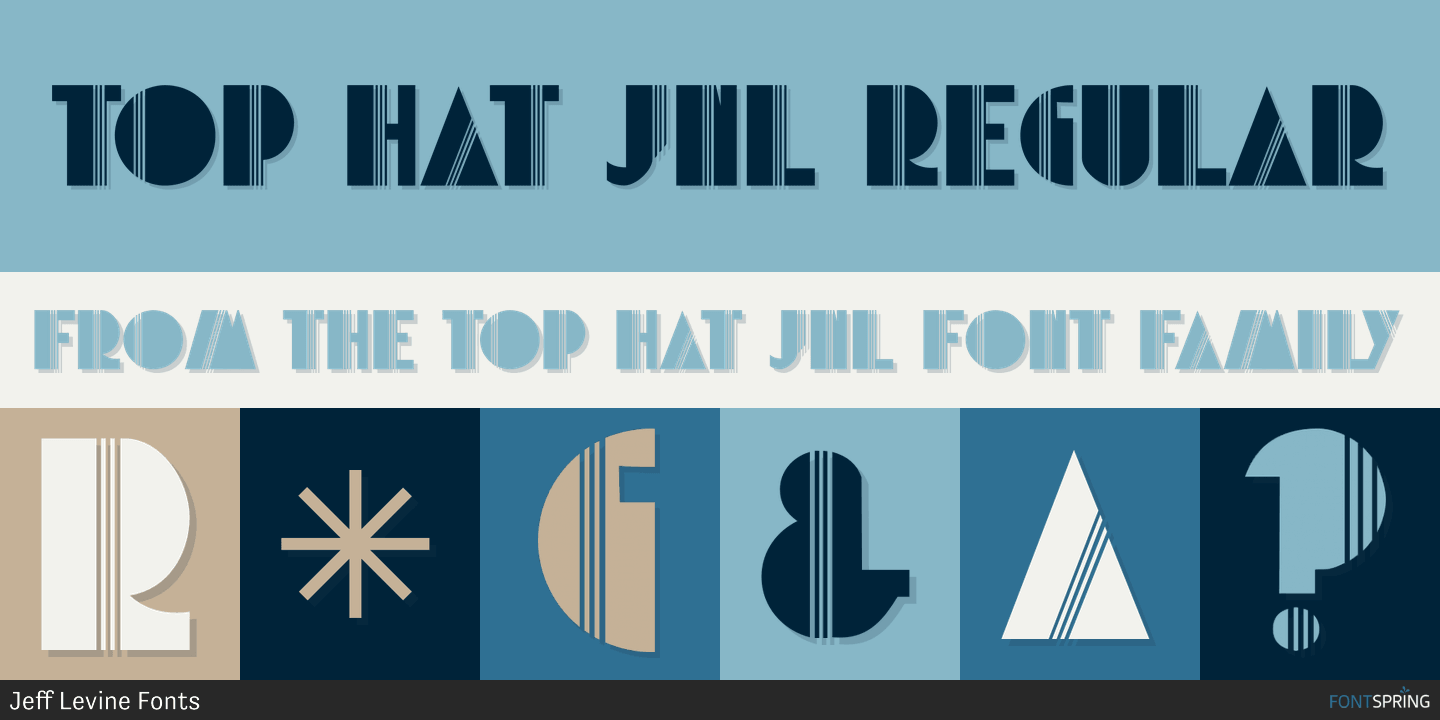 Top Hat JNL Font