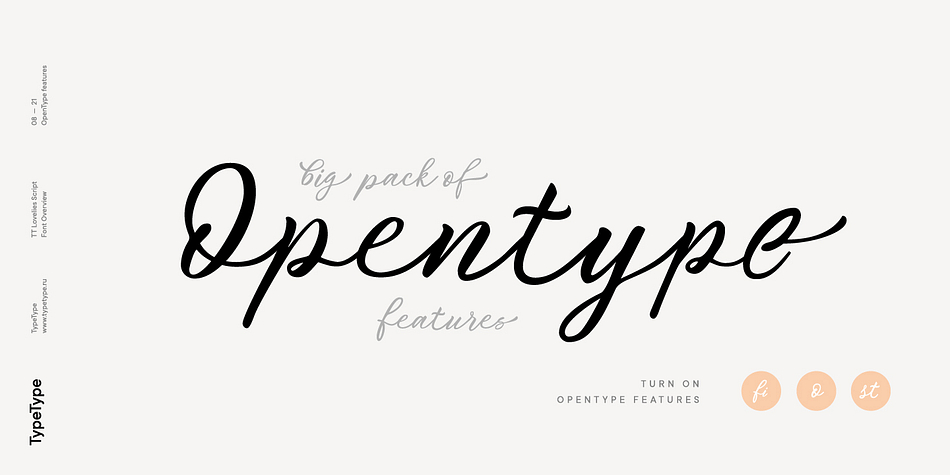 TT Lovelies Script Font