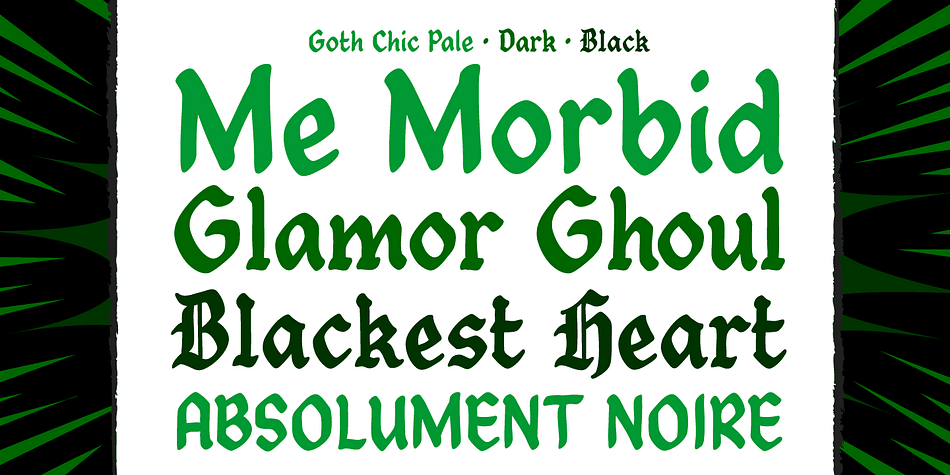 Goth Chic Font