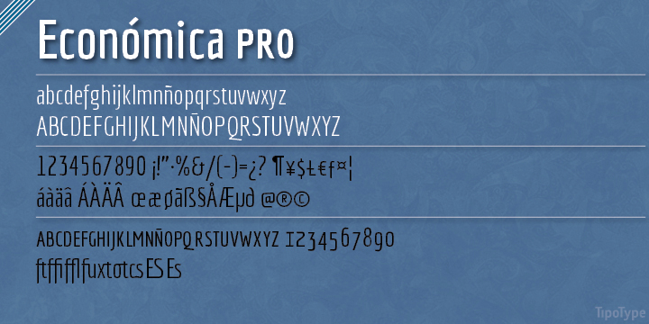 Economica PRO Font