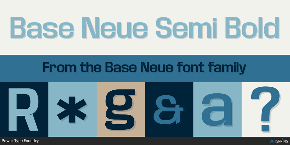 Base Neue Semi Bold Font