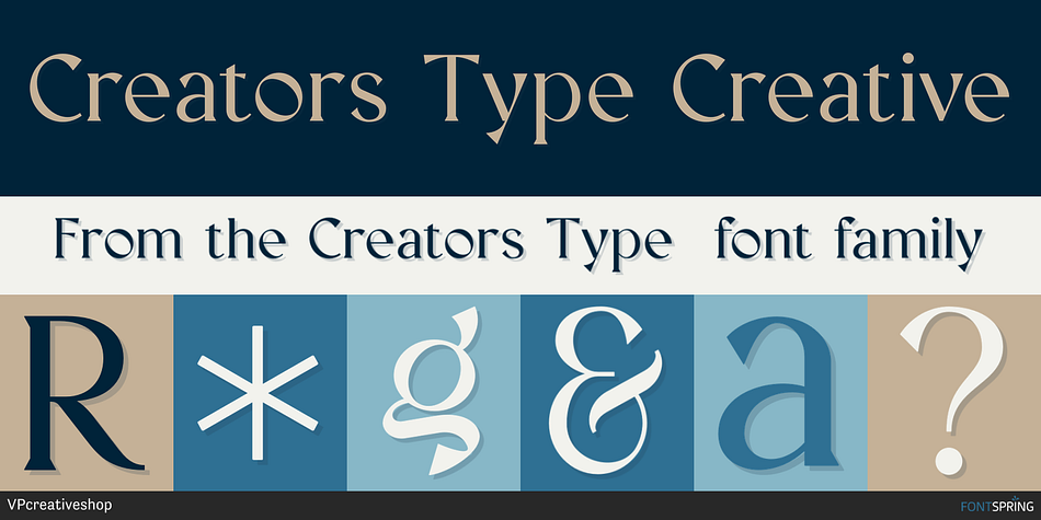 Creators Type Creative Font