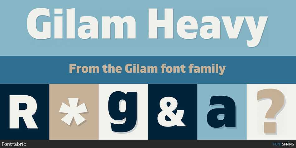 Gilam Heavy Font