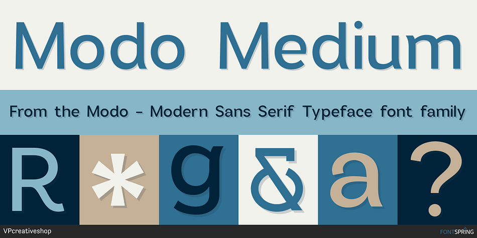 Modo Medium Font