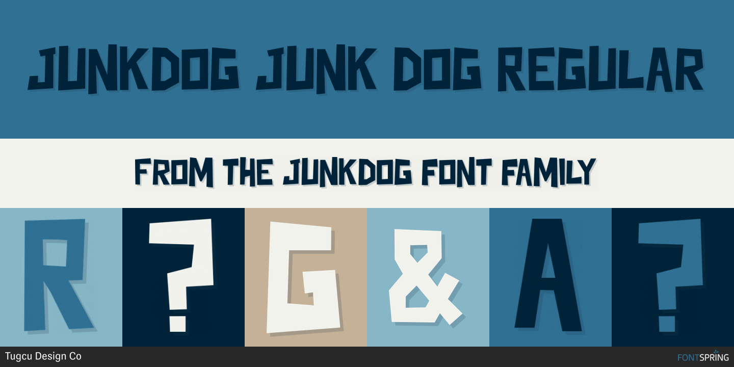 Fonts similar to Junkdog