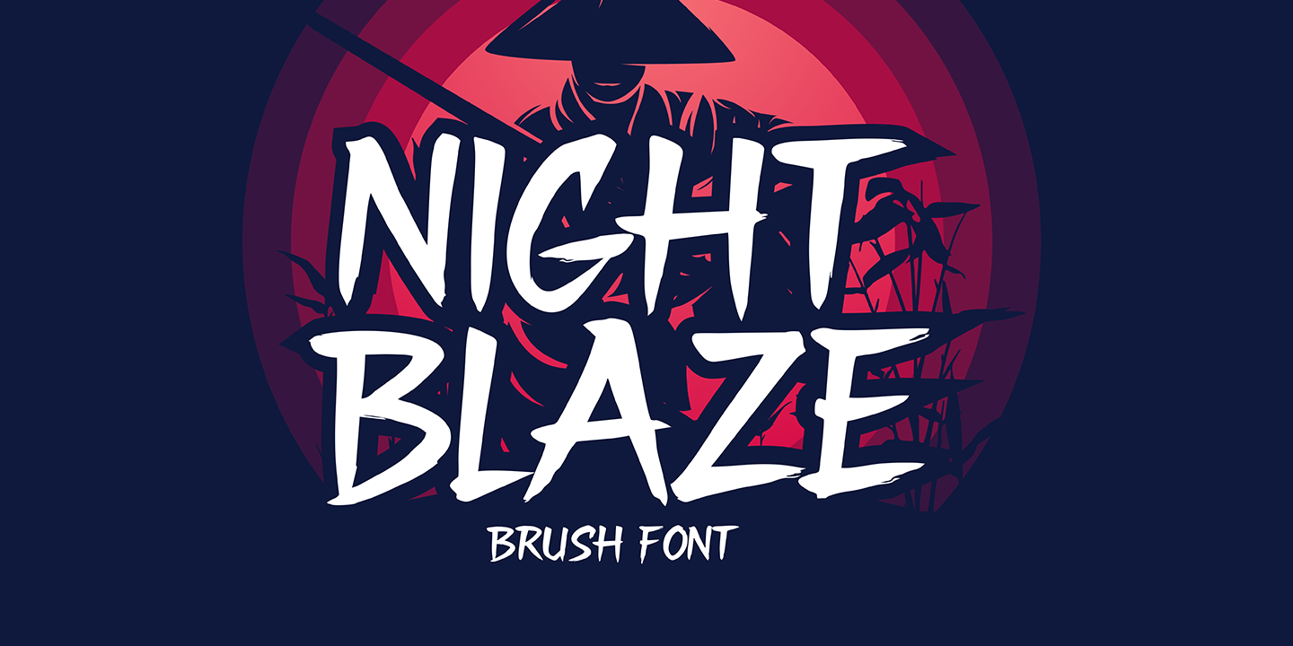 Night Blaze Font