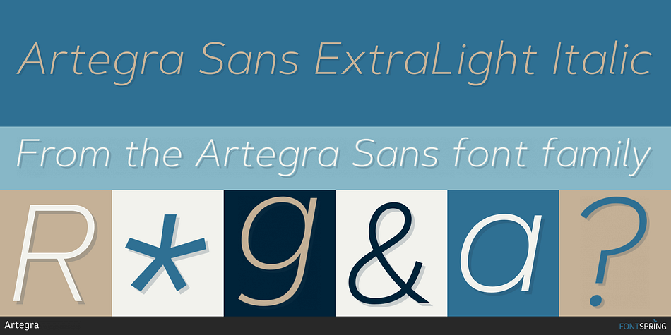 Artegra Sans Normal Complete Font