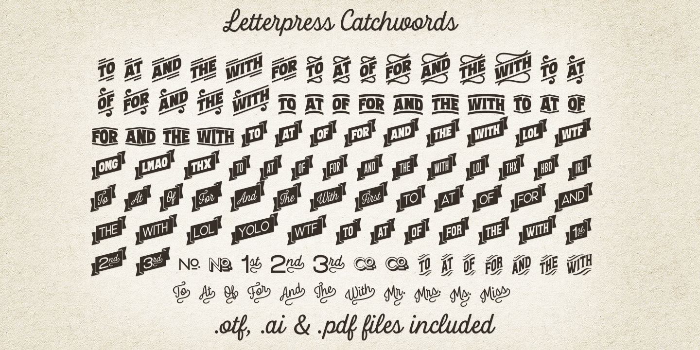 Letterpress Studio Font