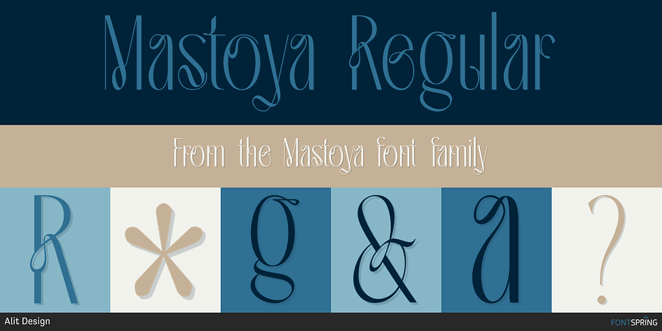Mastoya Regular Font