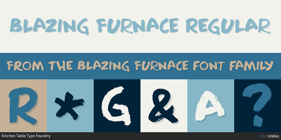 Blazing Furnace Regular Font