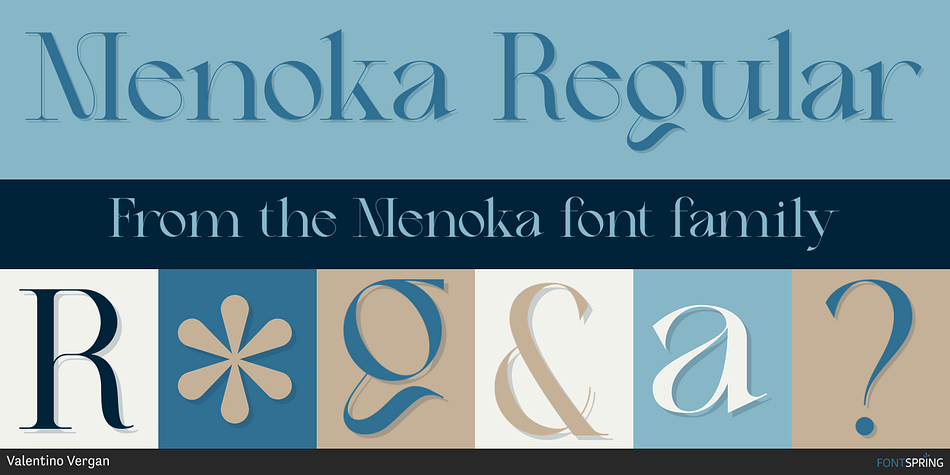 Menoka Regular Font