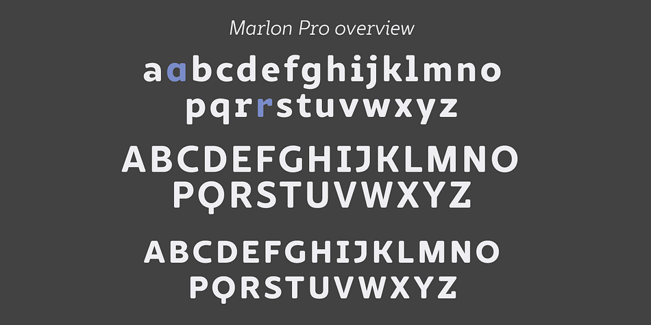 Marlon Pro Font