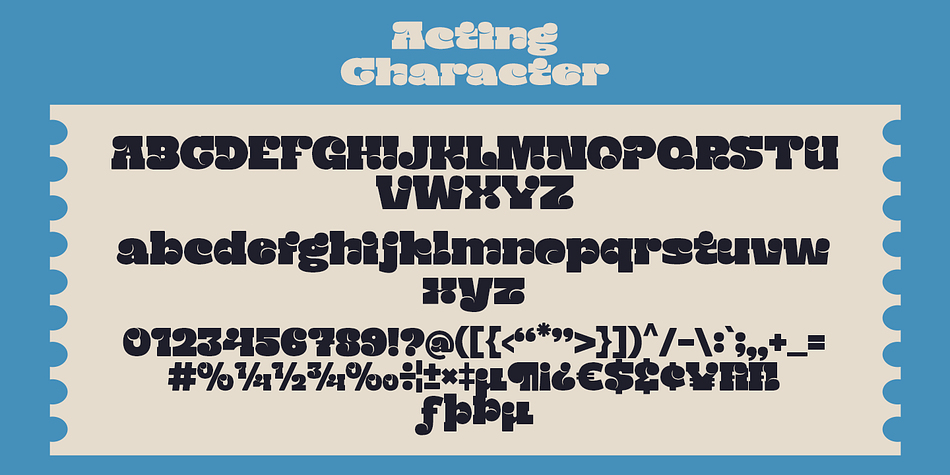 Acting Font