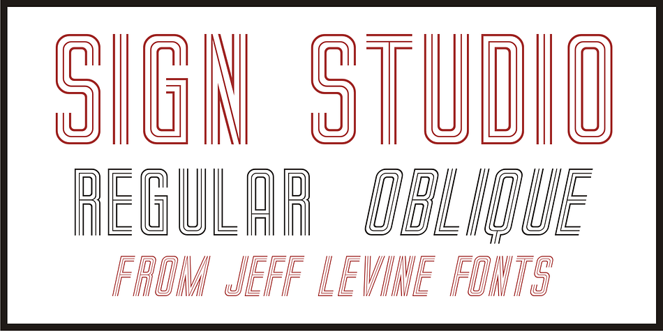 Sign Studio JNL Font