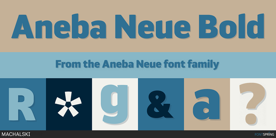 Aneba Neue Bold Font