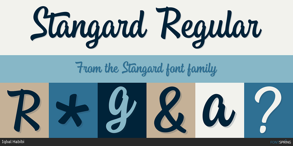 Stangard Regular Font