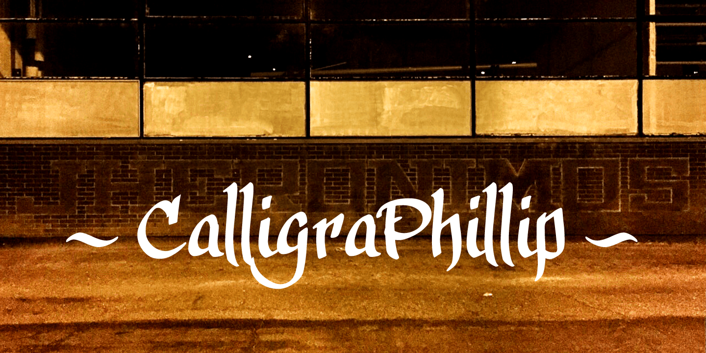 calligraPhillip Font