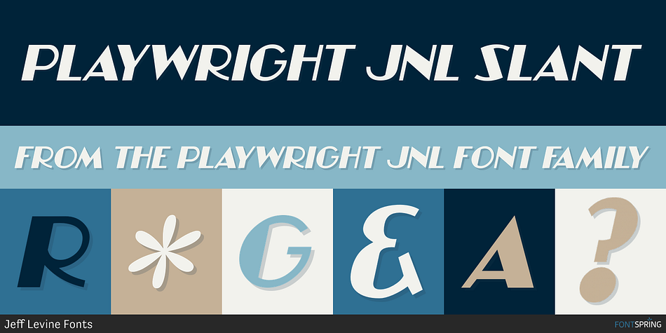 Playwright JNL Font
