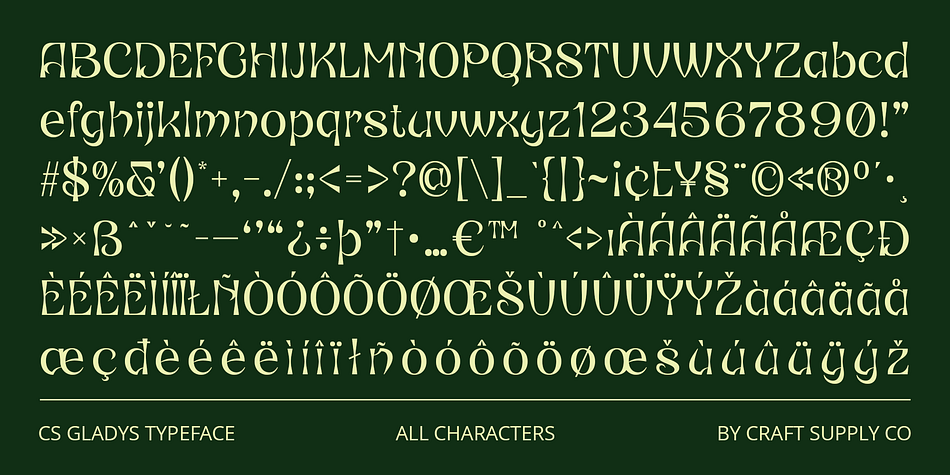 CS Gladys Font