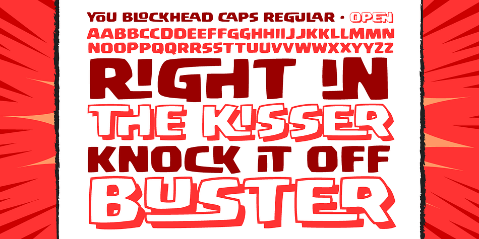 You Blockhead Font