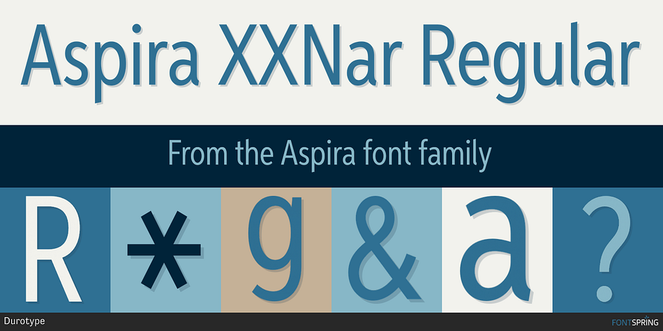 Aspira XXNar Regular Font