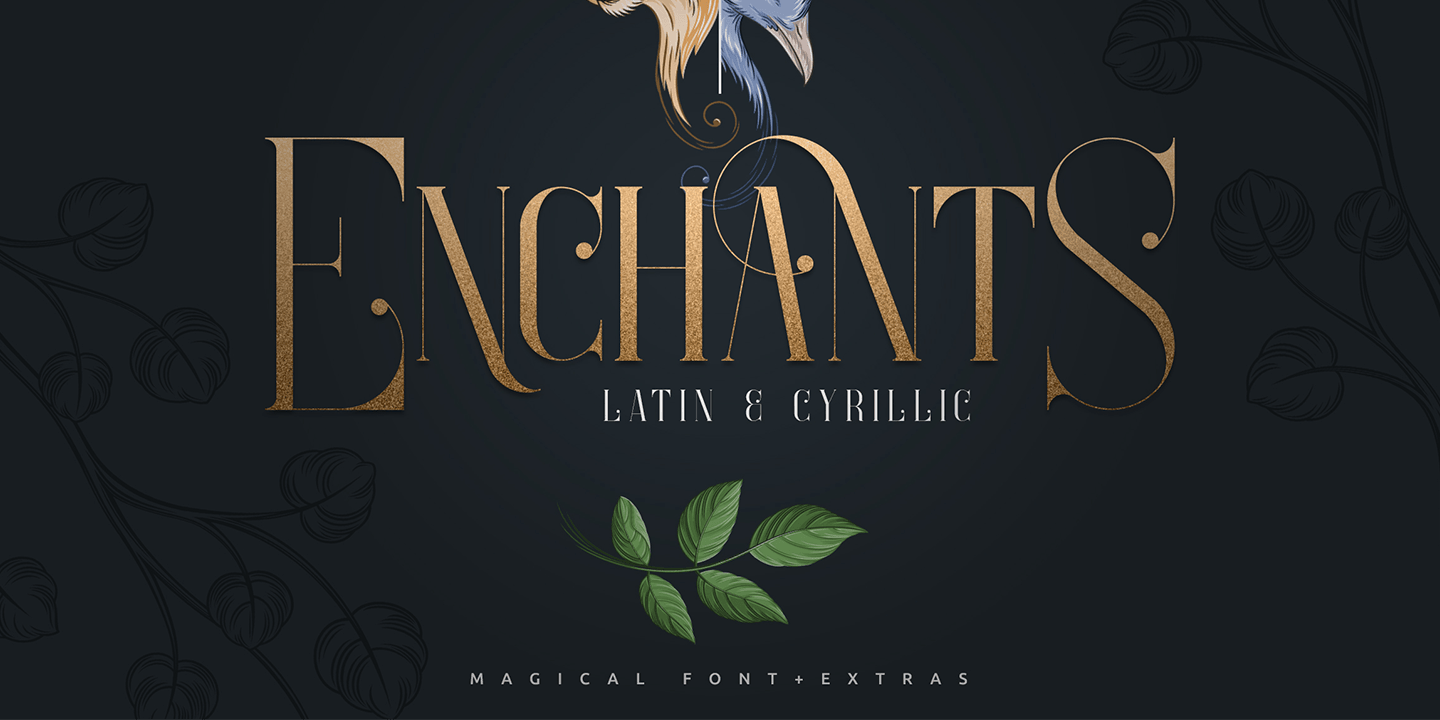 Enchants Font Family by VPcreativeshop - Fontspring