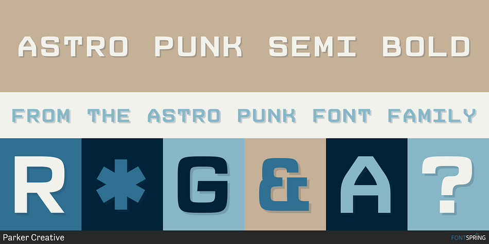 Astro Punk Semi Bold Font