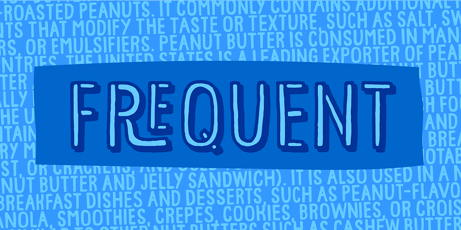 Frequent Font