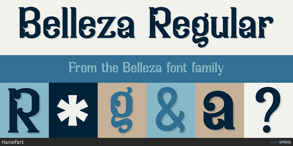Belleza Regular Font