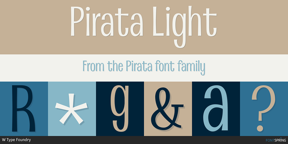 Pirata Light Font
