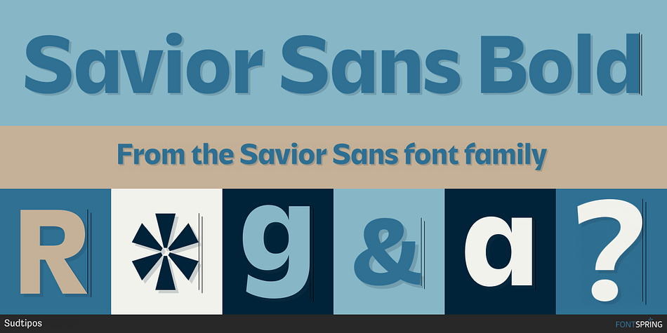 Savior Sans Bold Font