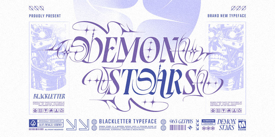 Demon Stars Font