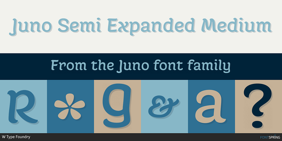 Juno Expanded Font