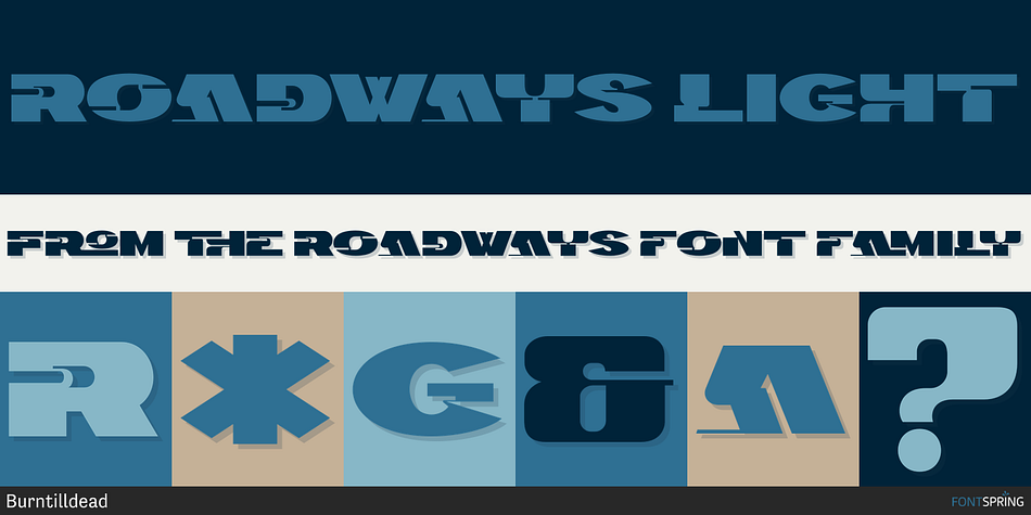 Roadways Light Font