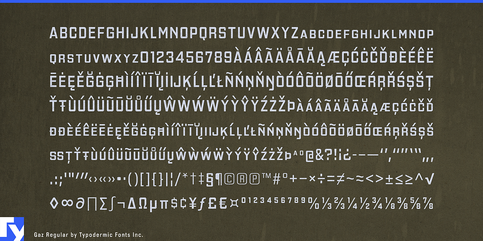 Gaz Font