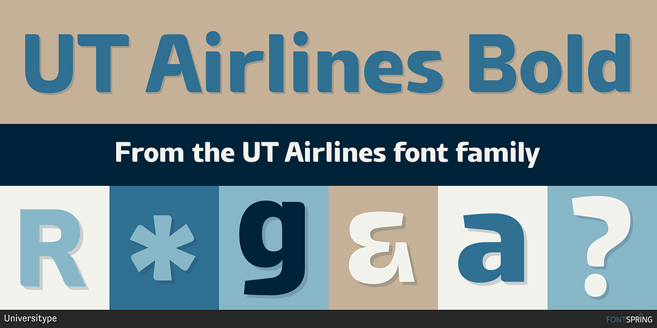 UT Airlines Bold Font