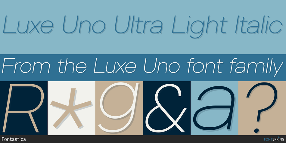 Luxe Uno Font