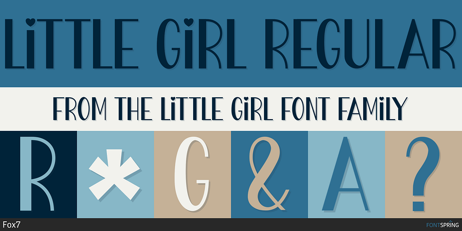 Little Girl Regular Font