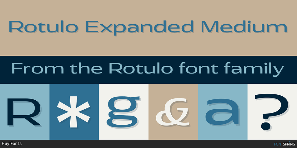 Rotulo Expanded Medium Font