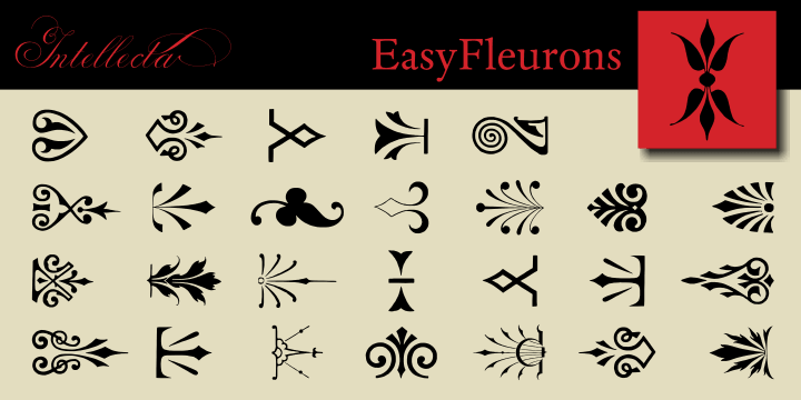 Easy Fleurons Font