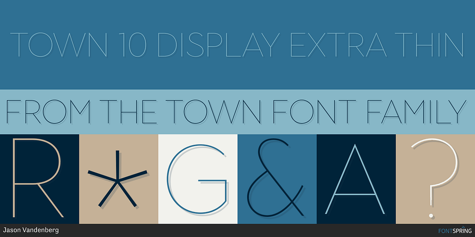 Town 10 Display Font
