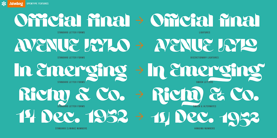 Ahsing Font
