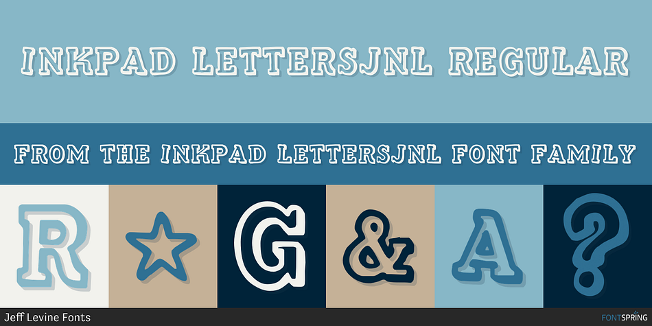 Inkpad LettersJNL Regular Font
