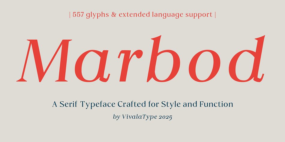 Vivala Marbod Font